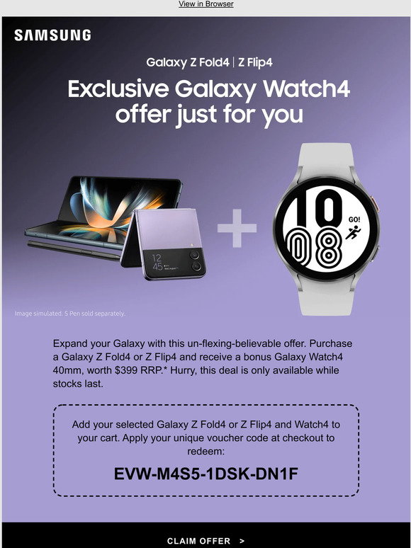Samsung: Get a bonus Galaxy Watch4 worth $399*🎁 | Milled
