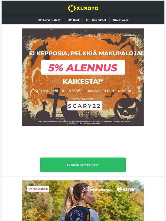 XLmoto: 👻 PÖÖ! Meillä on sinulle herkku! | Milled