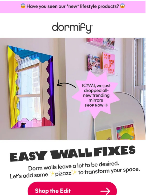 Dormify: ugly dorm walls? | Milled