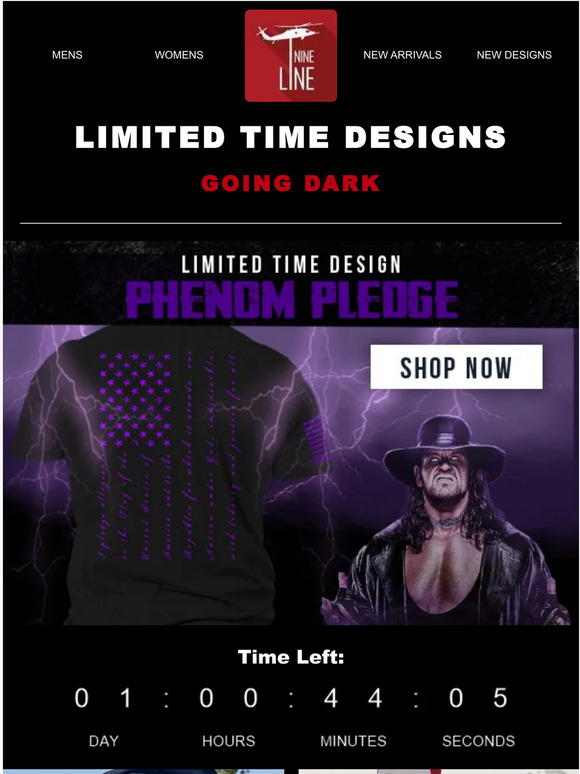 Nine Line Apparel: Limited Time Designs are GOING DARK!!! | Milled