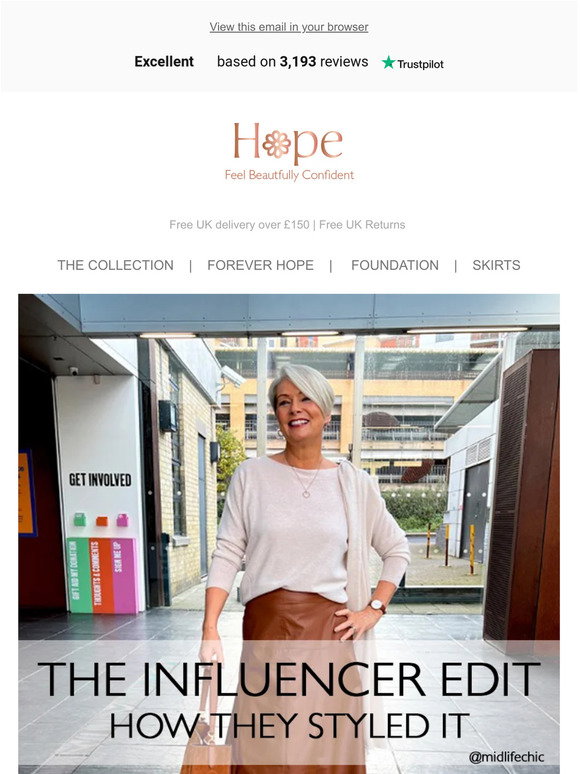 Hope Fashion: The Influencer Edit - How They Styled It | Milled