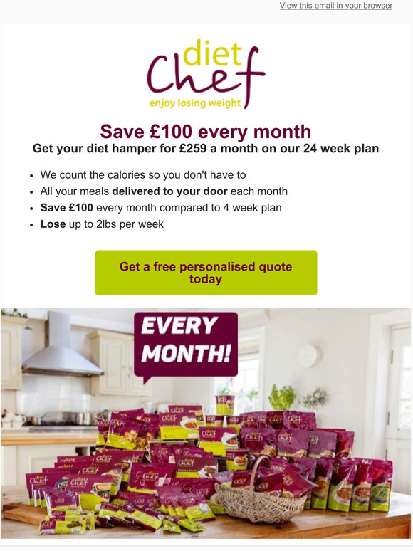 Diet Chef: Save £100 on a diet that WORKS | Milled