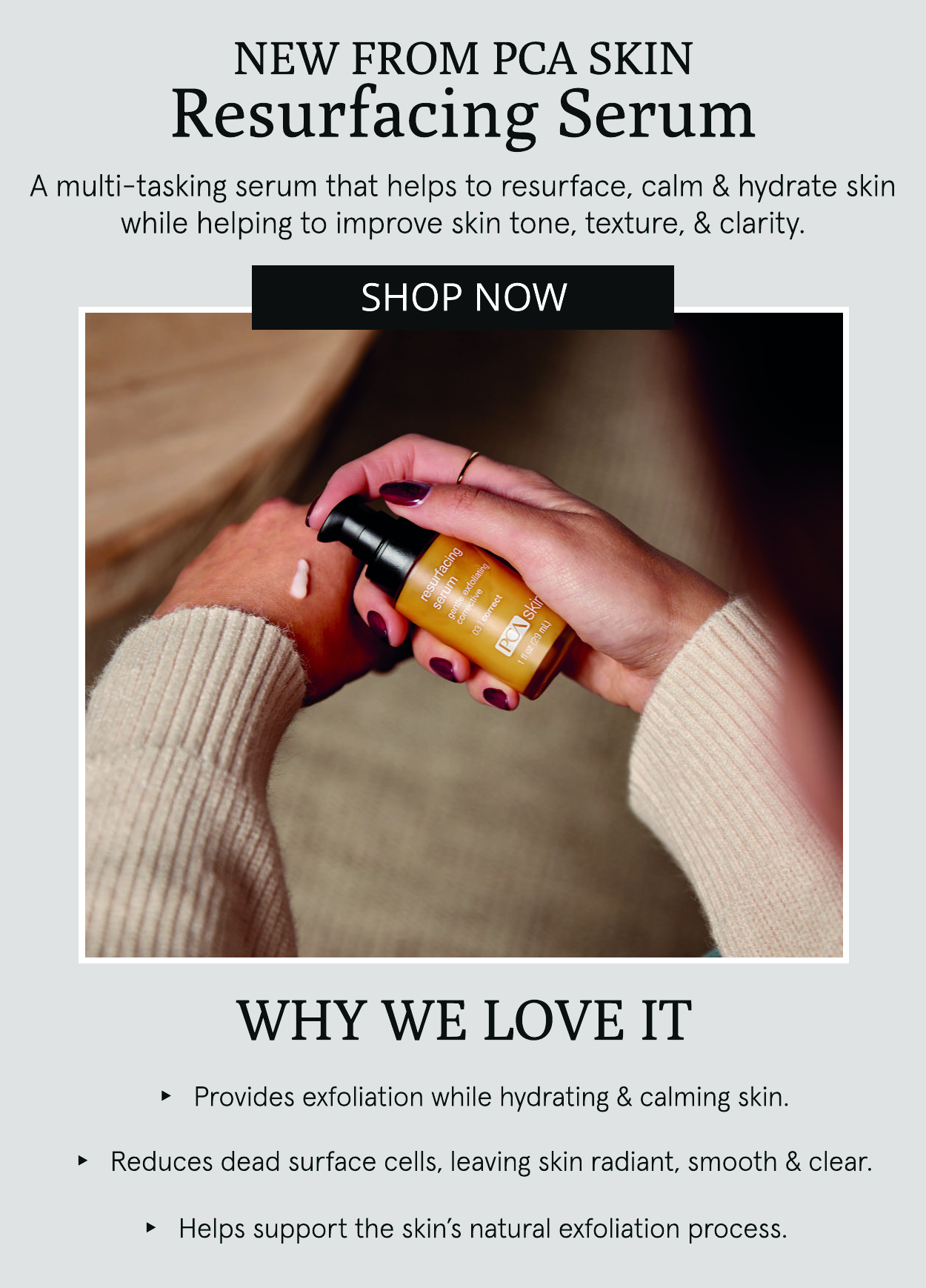 Dermstore: New From PCA Skin: Resurfacing Serum | Milled