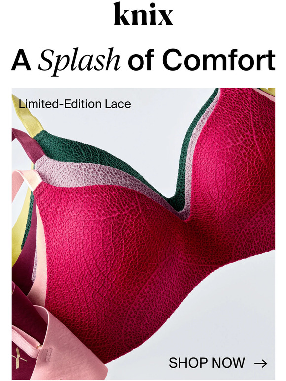 Knix: Update Your Lace Bra with All NEW Colors | Milled