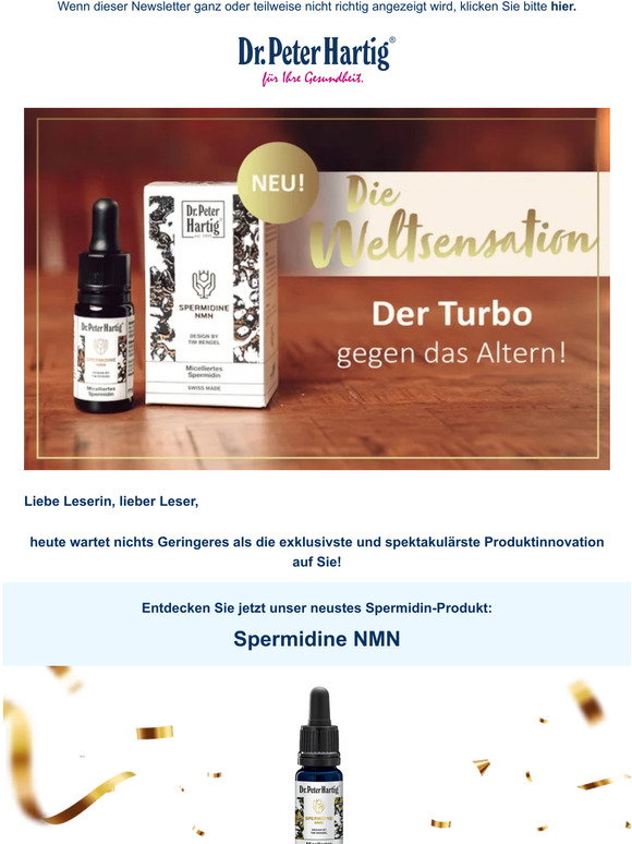 Dr. Peter Hartig: NEU: Der Turbo gegen das Altern! | Milled