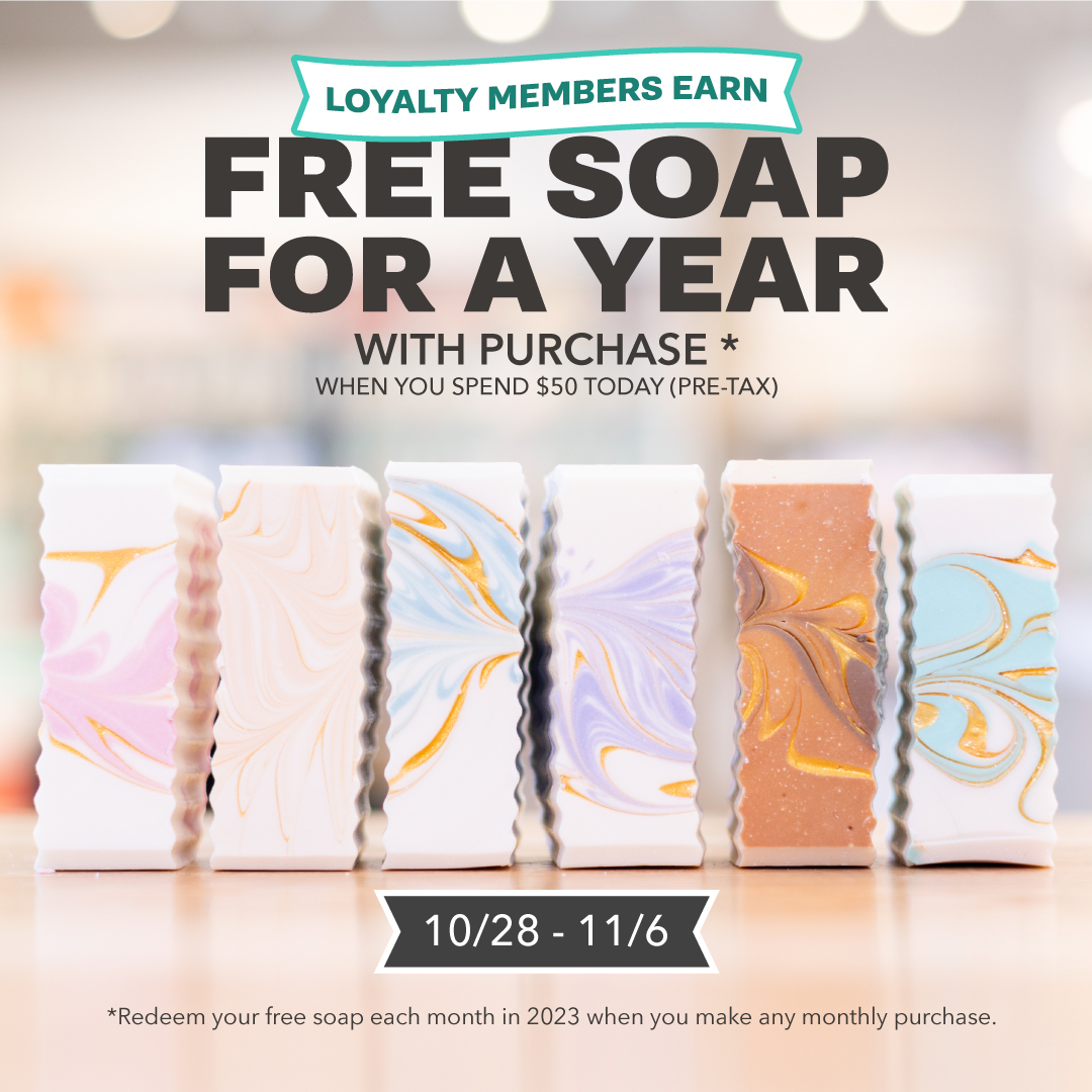 Buff City Soap: LIMITED TIME ONLY: Get FREE Soap for a Year 🗓🧼 | Milled