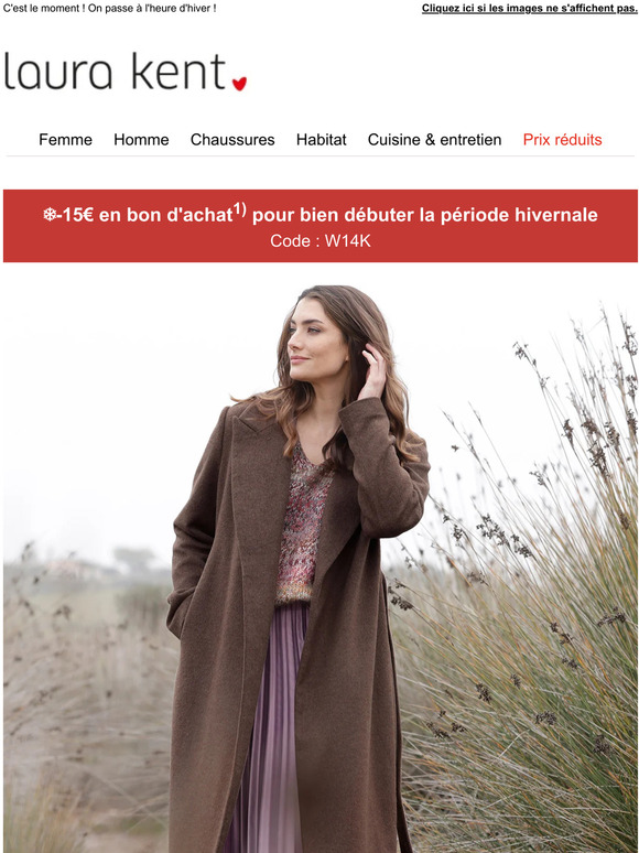 Laura Kent: Avez-vous déjà profité de votre bon d'achat de -15€ pour ...