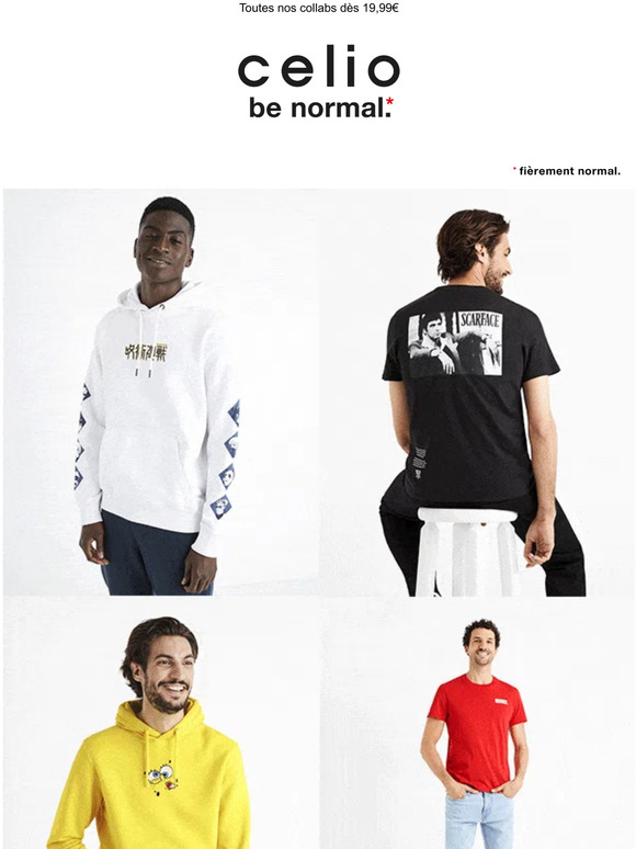 Celio: Rocky, Jujutsu Kaisen, Bob l'éponge...ça se passe chez celio ...