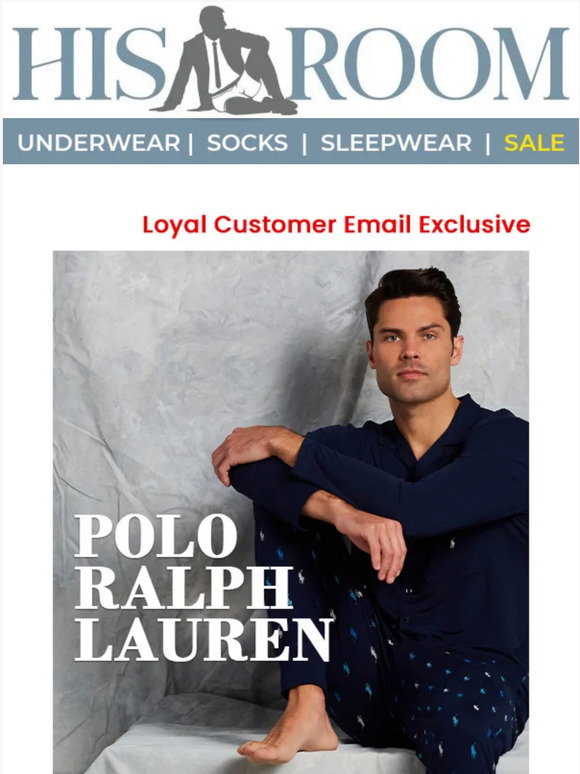 HisRoom: ️LAST CHANCE! Polo Ralph Lauren Savings End Tomorrow | Milled