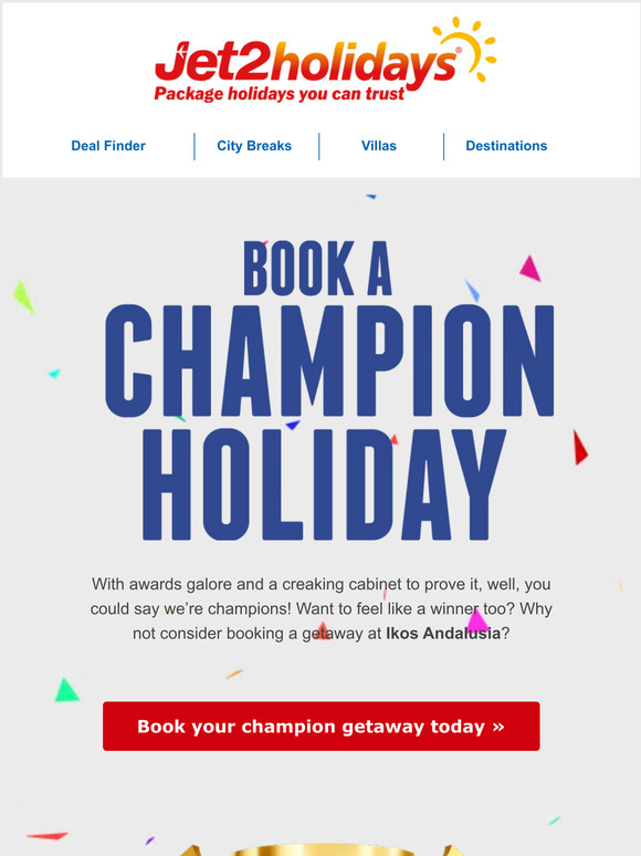 Jet2holidays: You deserve a winning holiday… | Milled