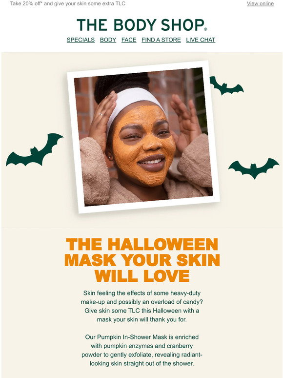 The Body Shop: What mask will you be wearing this Halloween? | Milled