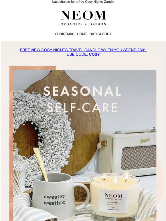 NEOM: Here's our seasonal self-care edit | Milled