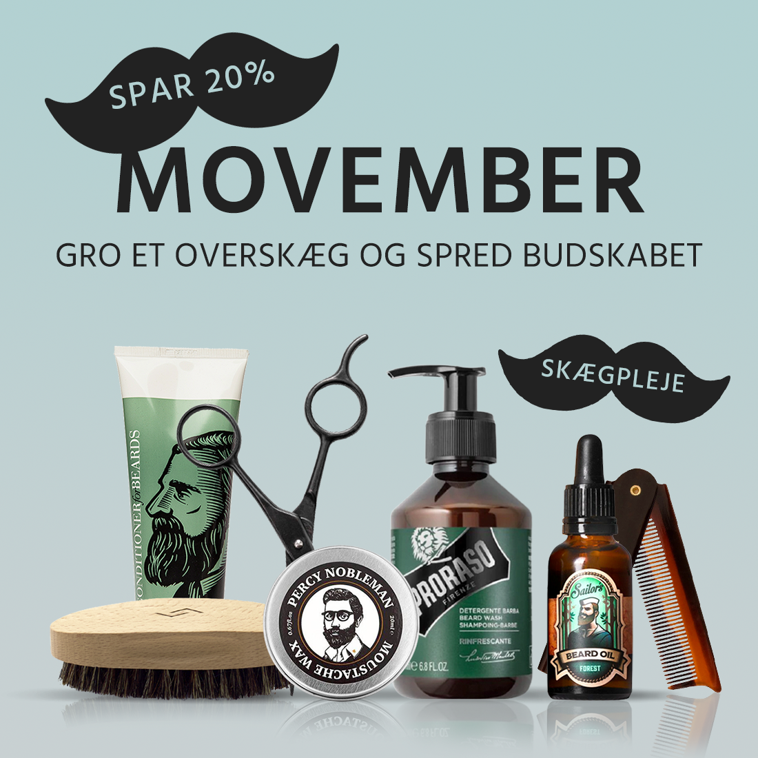 Made4men: MOVEMBER 👨🏻 Alt til det perfekte overskæg! | Milled