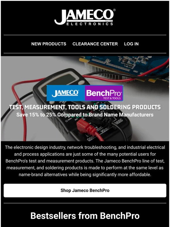 Jameco: BenchPro, designed to deliver brand name quality at significant ...
