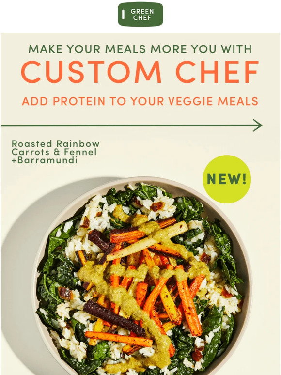 Green Chef: Customize your meals like never before! | Milled