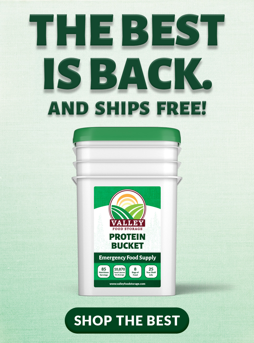 Valley Food Storage: 🚨 NEW: The Best Protein Bucket EVER. | Milled
