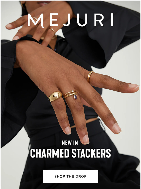 Mejuri: Monday Drop: Stacker Rings | Milled