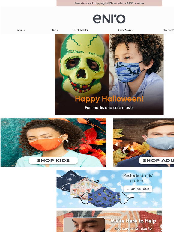 ENRO: Halloween: (Un)Official National Mask Wearing Day | Milled