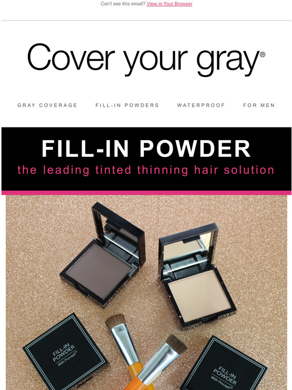 Cover Your Gray: Check out the leading tinted thinning hair solution ...