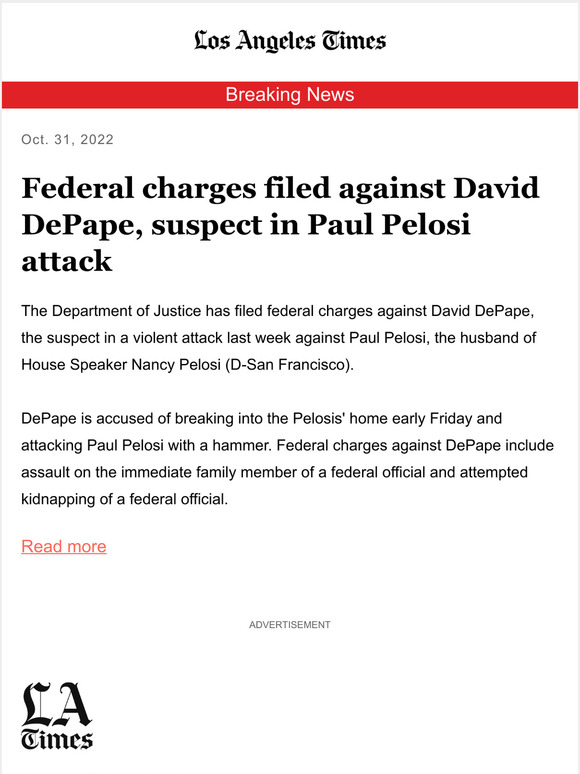 Los Angeles Times: Breaking News: Federal charges filed against David ... Los Angeles Times: Breaking News: Federal charges filed against David ...