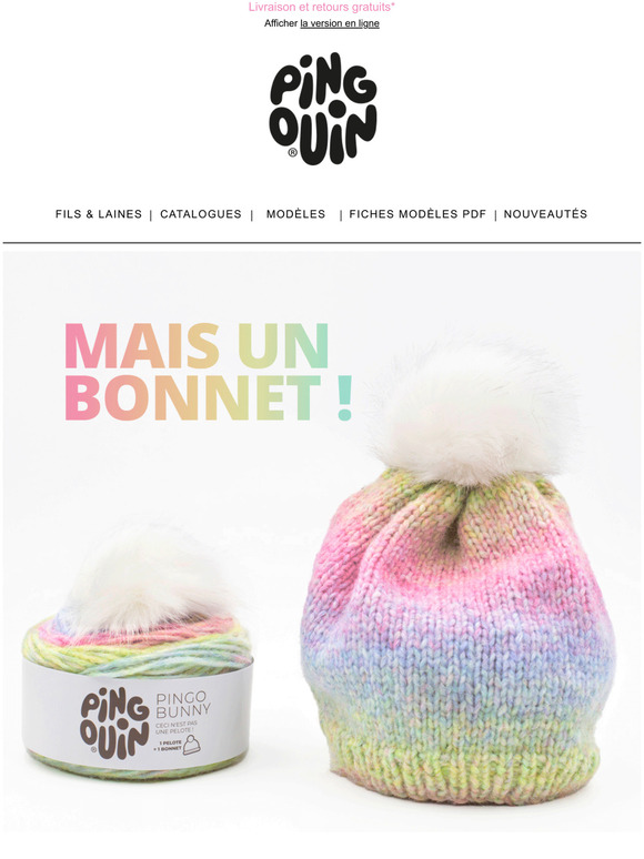 Pingouin: 🆕A votre avis, pelote ou bonnet ? | Milled