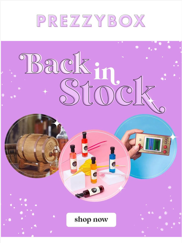 Prezzybox: These Goodies Are Back In Stock! 😍 | Milled