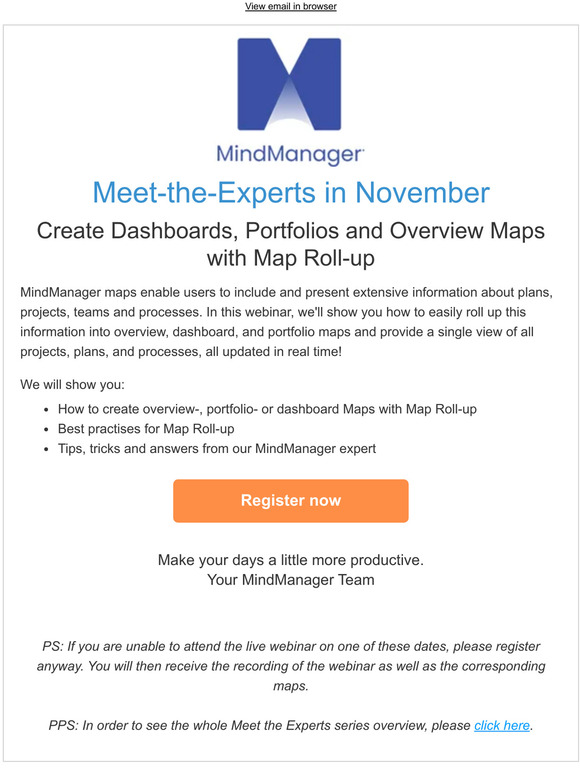 MindManager | Mind Mapping Software: Live Webinar Overview, Portfolio ...