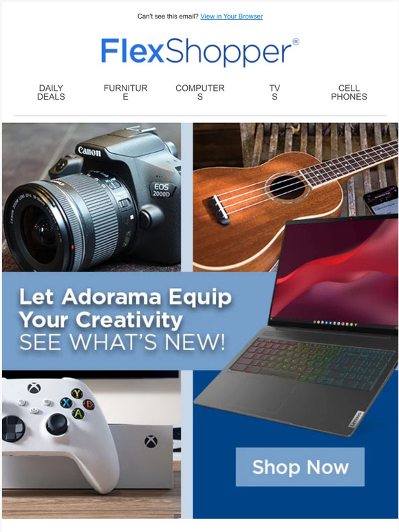 FlexShopper: Equip your creativity like this | Milled