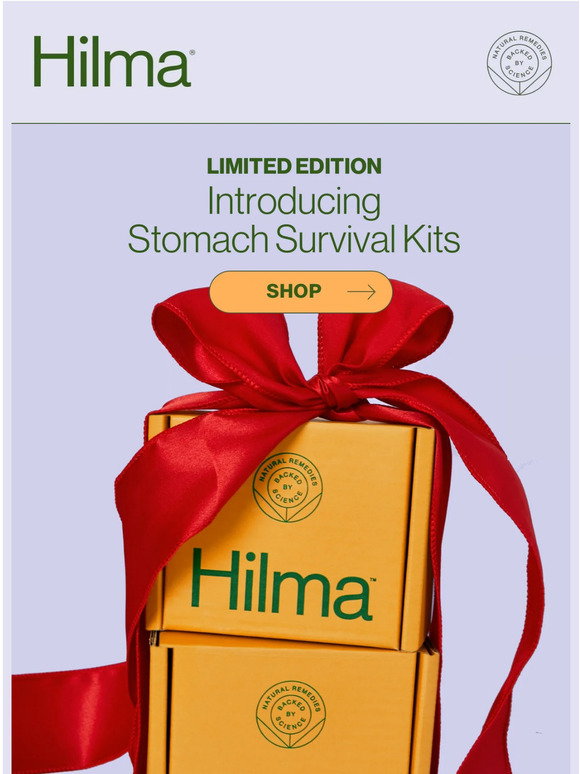 Hilma: LIMITED EDITION: Stomach Survival Kits 🆘 | Milled