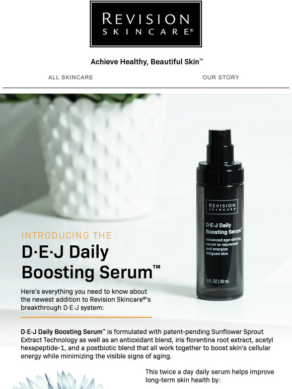 Revision Skincare: The Wait Is Over! Introducing the D·E·J® Daily ...