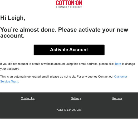 Cotton On: Activate Your Online Account | Milled