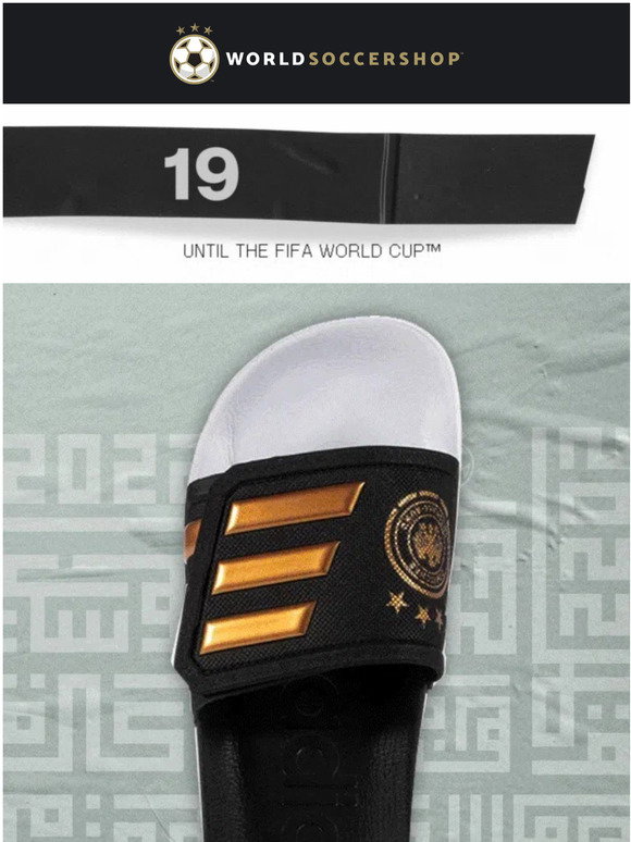 World Soccer Shop: New National Team adidas adilette Slides + More ...