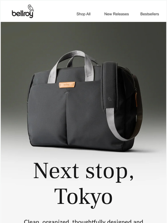 Bellroy: Meet the Tokyo Work Bag. | Milled