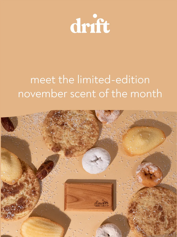 Drift: meet the november scent of the month 🤤 | Milled