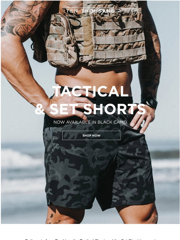 Ten Thousand: Early Access: Pro Line Shorts | Now In Black Camo | Milled