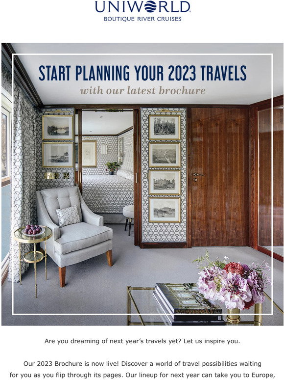 Uniworld: Our New 2023 Brochure Is Here! | Milled