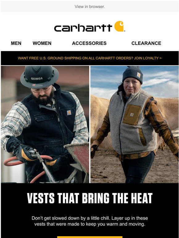 Carhartt: Keep your core warm with these vests | Milled