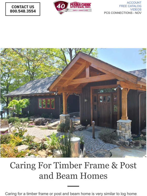 Perma-Chink Systems: Perma-Chink Systems Means Wood Care! | Milled