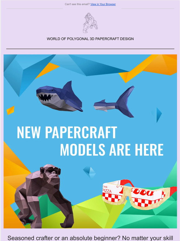 PaperCraft World: NEW PaperCraft Models are Here | Milled
