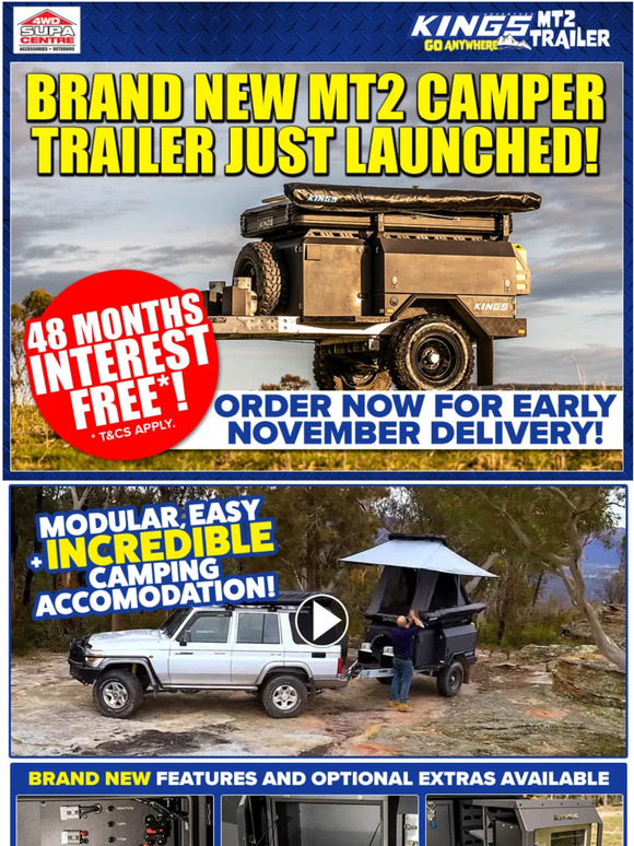 Supacentre: INSANELY POPULAR New Kings MT2 Camper Trailer Selling Fast ...
