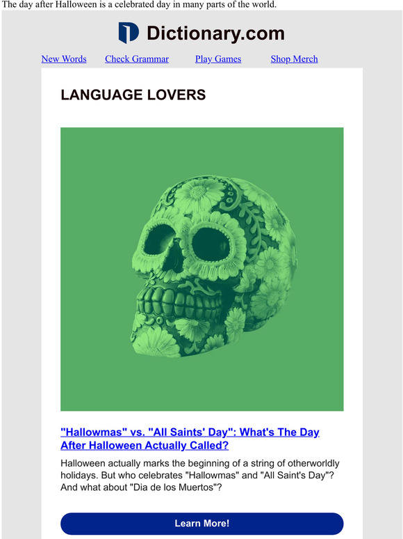 Dictionary.com: “Hallowmas” Vs. “All Saints’ Day”: Are They Different ...