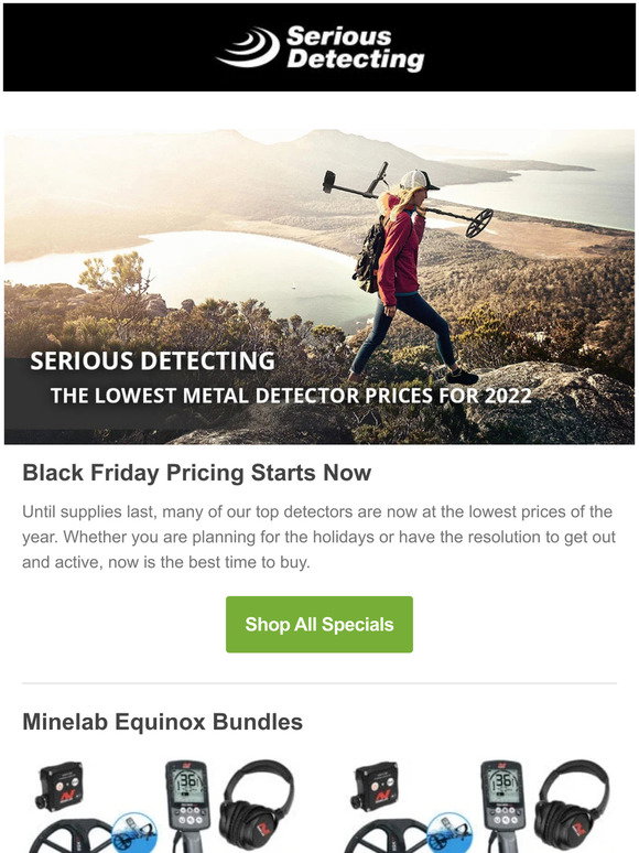 Serious Detecting: The Lowest Metal Detector Prices of 2022 | Milled