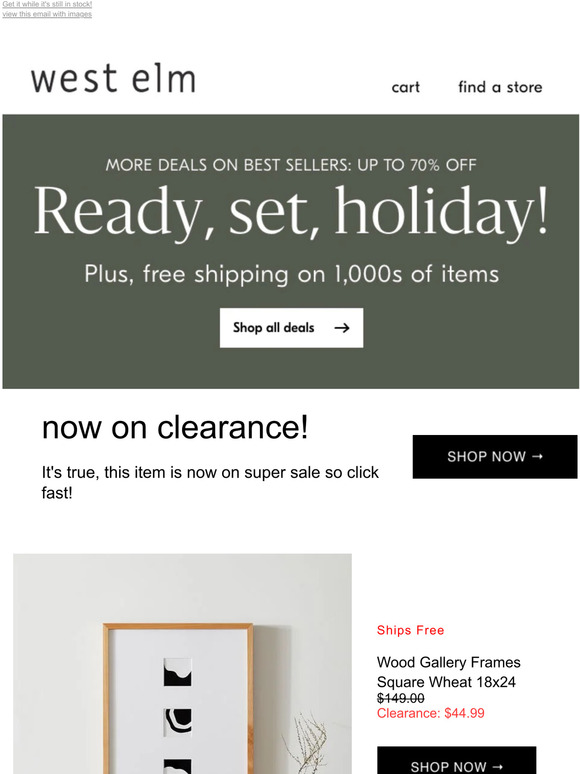 West Elm: OFFICIALLY ON CLEARANCE! Our Multi-Mat Wood Gallery Frames ...