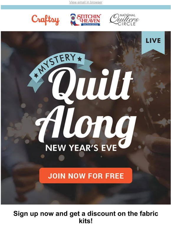 Craftsy: NEW! Sign up for our Mystery Quilt-Along! | Milled