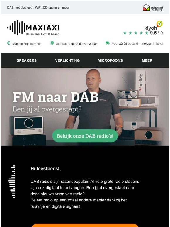MaxiAxi.com: 📻 FM naar DAB. Ben jij al overgestapt? | Milled