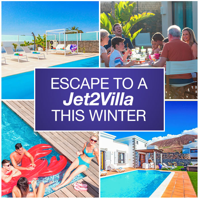 Jet2holidays: Escape to a Jet2Villa this winter | Milled