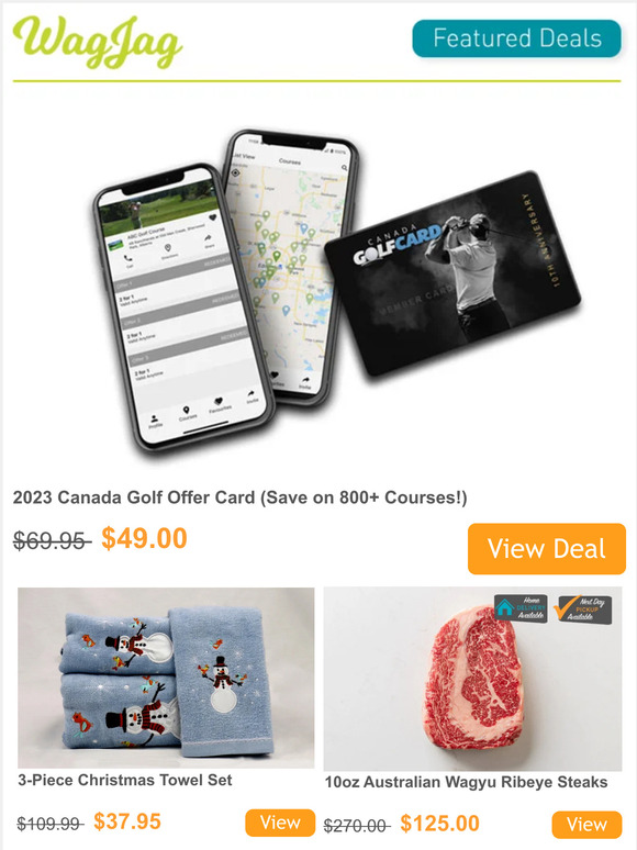 WagJag: The 2023 Canada Golf Card is Here! | Milled