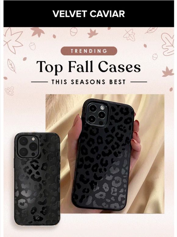 Velvet Caviar: These Fall Cases are Trending! 🤎🍂 | Milled