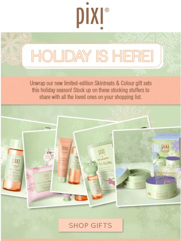 Pixi: Limited-Edition Holiday Gift Sets Are Here! | Milled