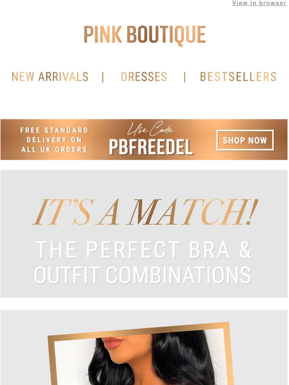 Pink Boutique: Perfect Bra & Outfit Combinations! | Milled